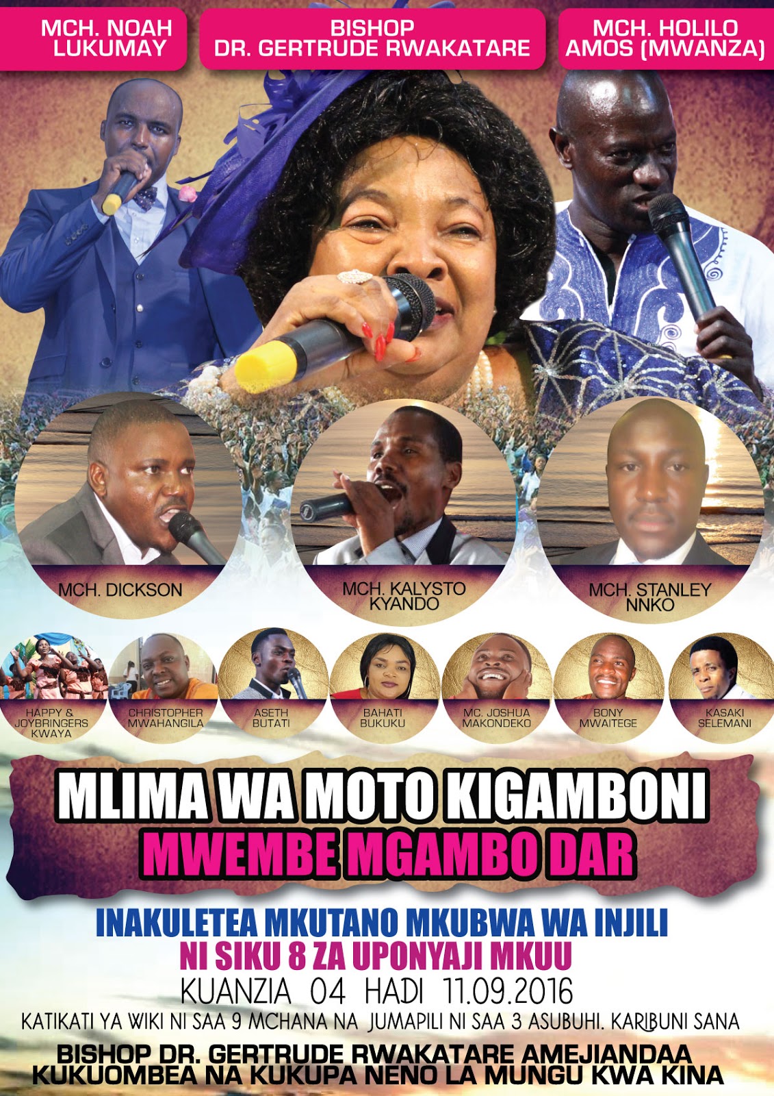 MKUTANO MKUBWA WA INJILI WA SIKU 8 ULIONDALIWA NA KANISA LA MLIMA WA ...