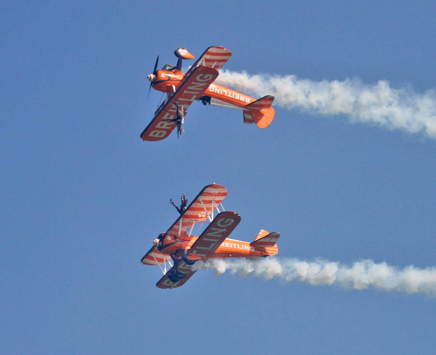 Simon and Karen Spavin: Wing Walkers at Waddington