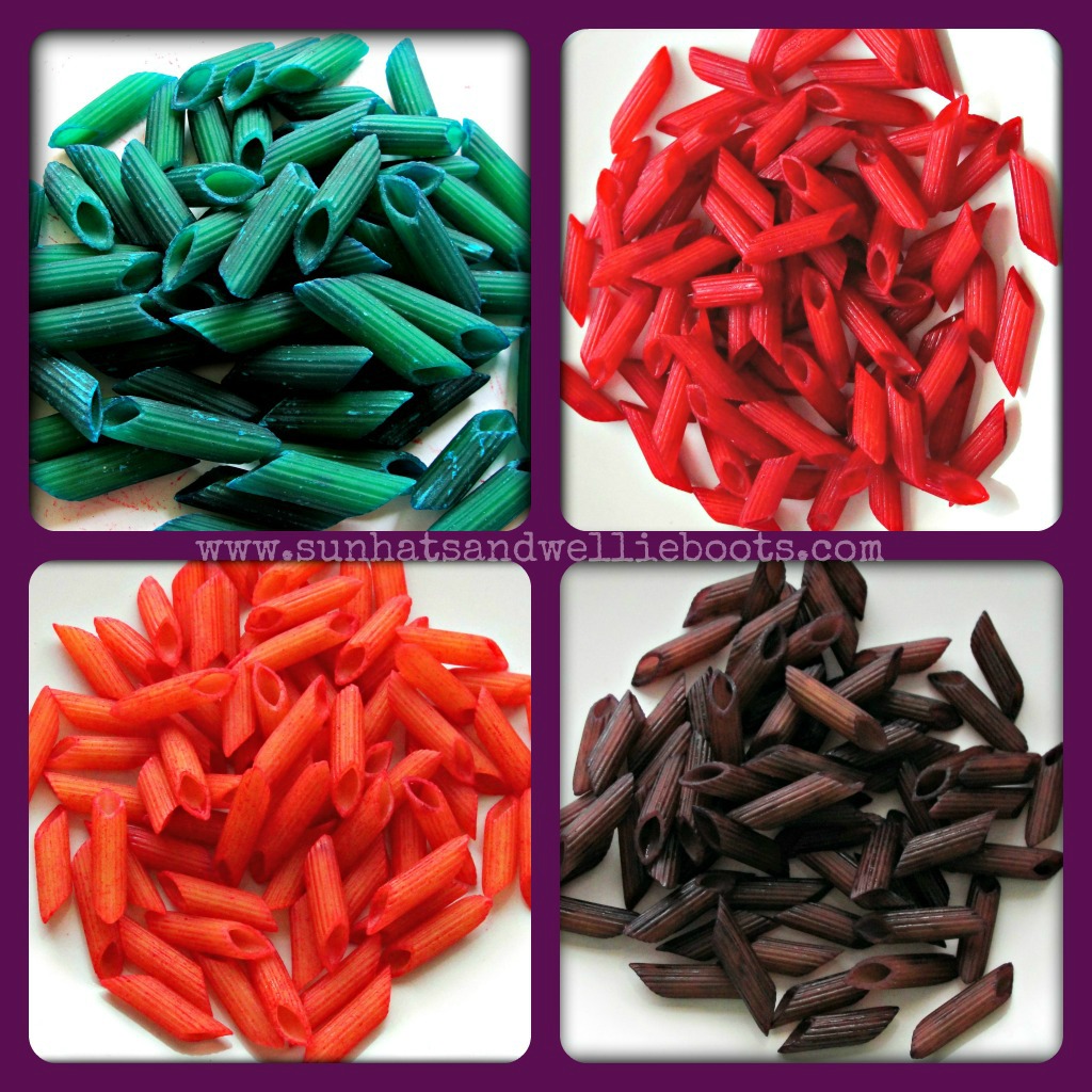 Sun Hats & Wellie Boots: Make Your Own Rainbow Sparkly Pasta Shapes ...