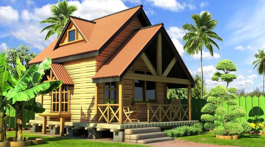 Desain Rumah Kayu Minimalis - Design Rumah Antik
