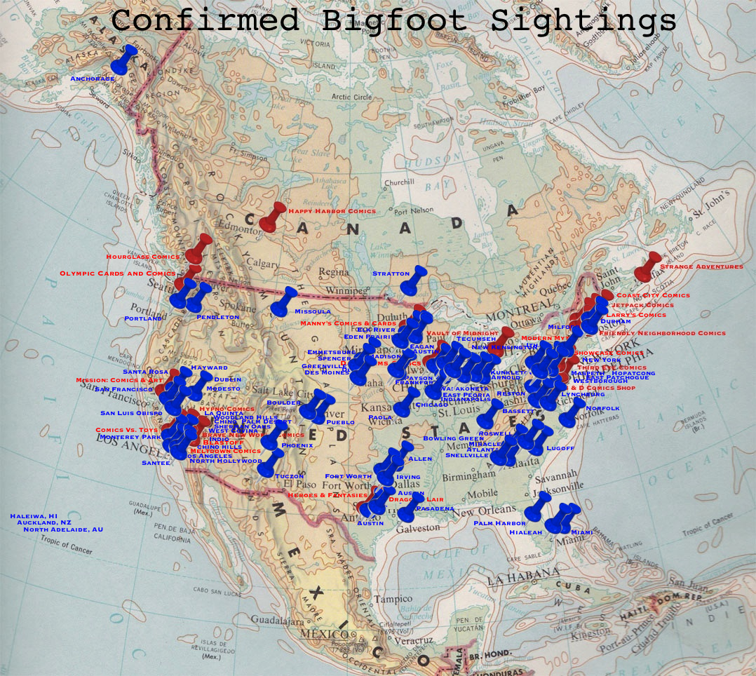 Bigfoot - Sword of the Earthman: Bigfoot Sightings All Over!