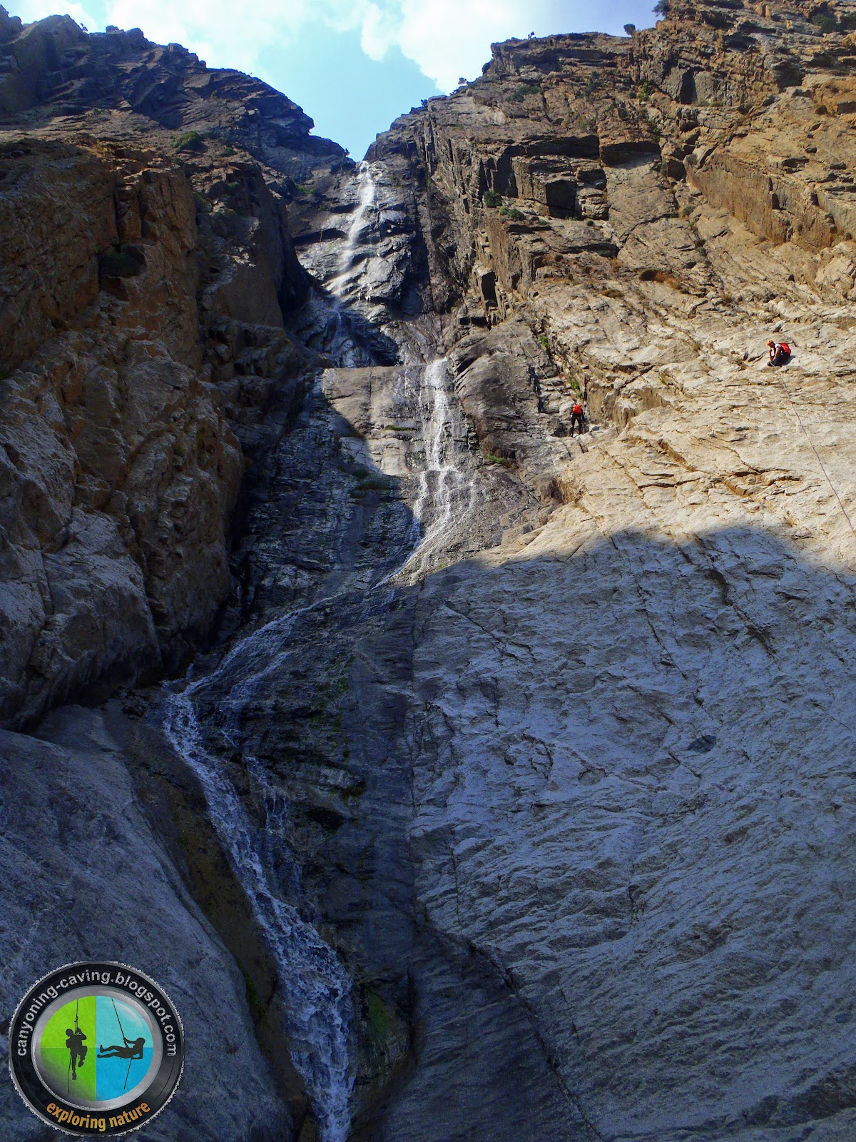 Canyoning - Caving: Καταρράκτης Κρεμαστός, Σαμοθράκη 2011