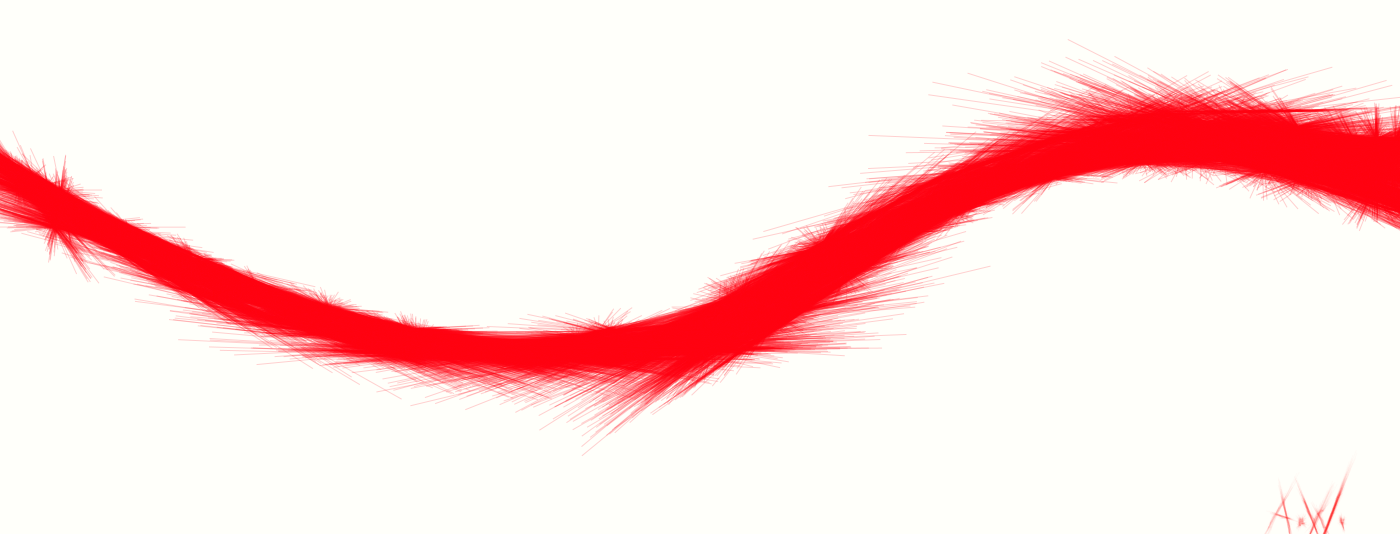 Red Straight Line Vector