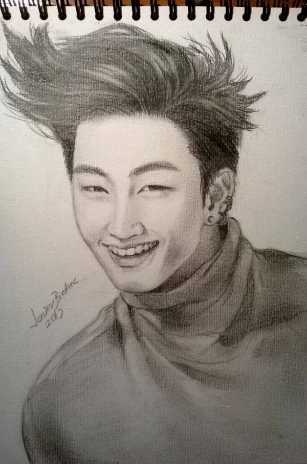 Intercultural ART·DESIGN by Javier Biedma: Sketching a Korean boy smiling