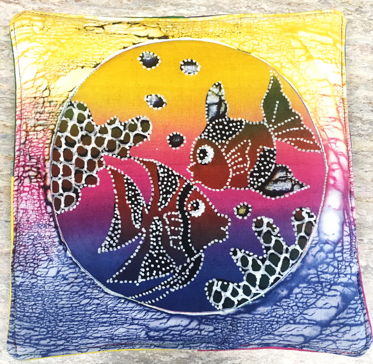 Batik Painting Pot Holders