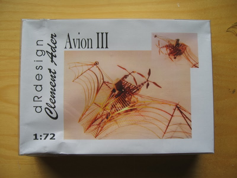 Wings of Intent: dR design Clement Ader Avion III - 1/72 photoetched/resin