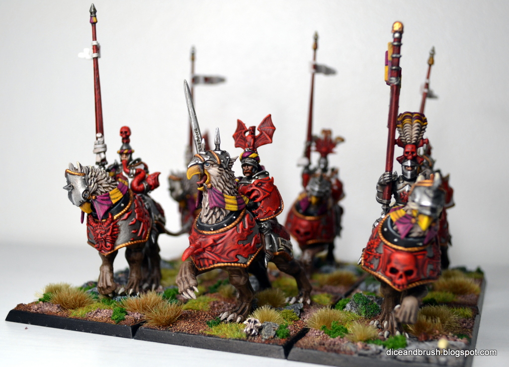 Dice and Brush: Showcase: Demigryph Knights Unit Finished!