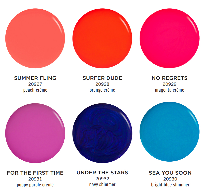 ORLY POLISH COASTAL CRUSH SUMMER 2017 COLLECTION - TuongVyLaLa