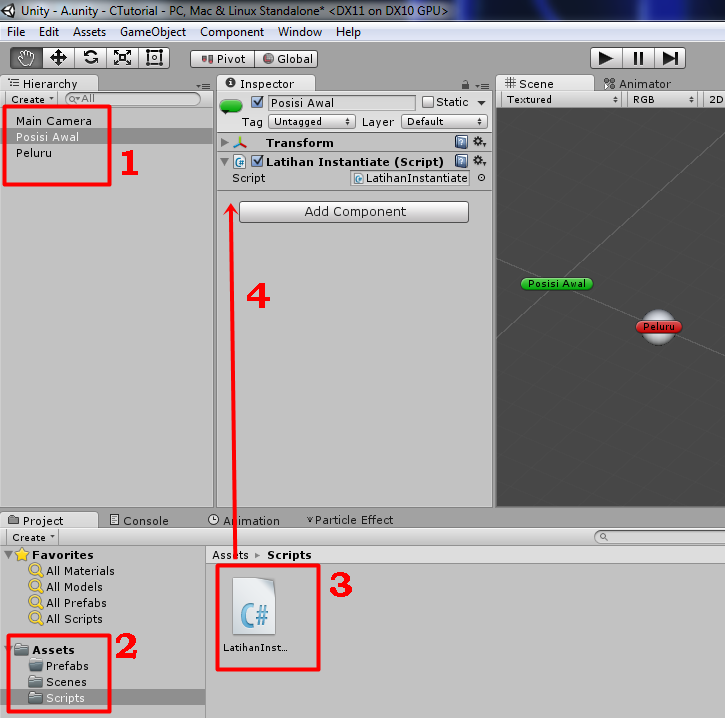 Unity C Tutorial Indonesia Basic 21 Instantiate Unity C Tutorial Indonesia