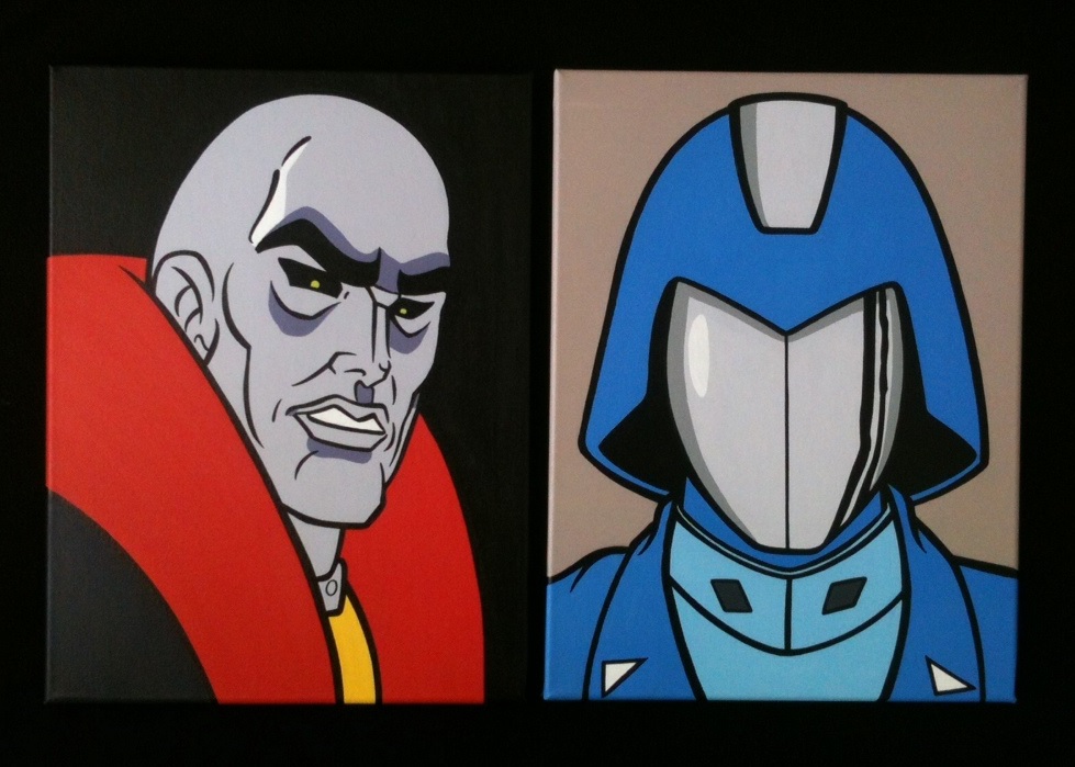 Jdtoonart Cartoon and Comic pop art Paintings: GI JOE Destro and Cobra ...