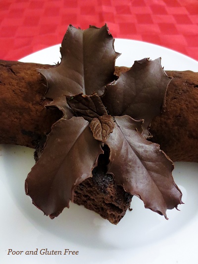 Poor and Gluten Free (with Oral Allergy Syndrome): Gluten Free Yule Log ...