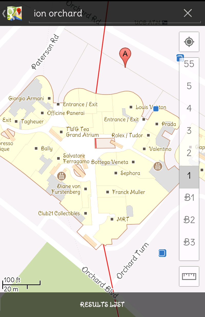 A Tech Affair: Google Maps Indoor maps of selected shopping malls