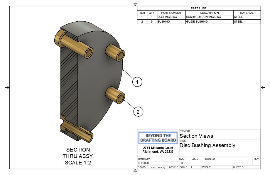 Beyond the Drafting Board: Projected Isometric Sectional View in ...