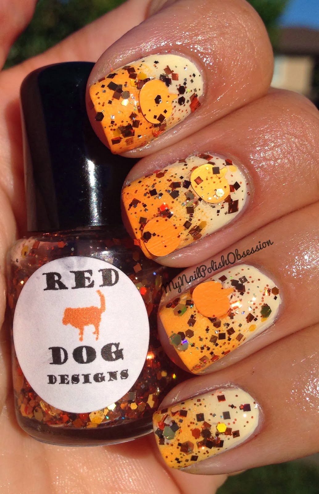 My Nail Polish Obsession: Red Dog Designs Spooky Treats!