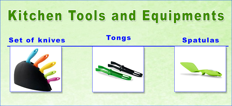 Food Serving Tools - Common Kitchen Tools and Equipments ~ Donatello ...