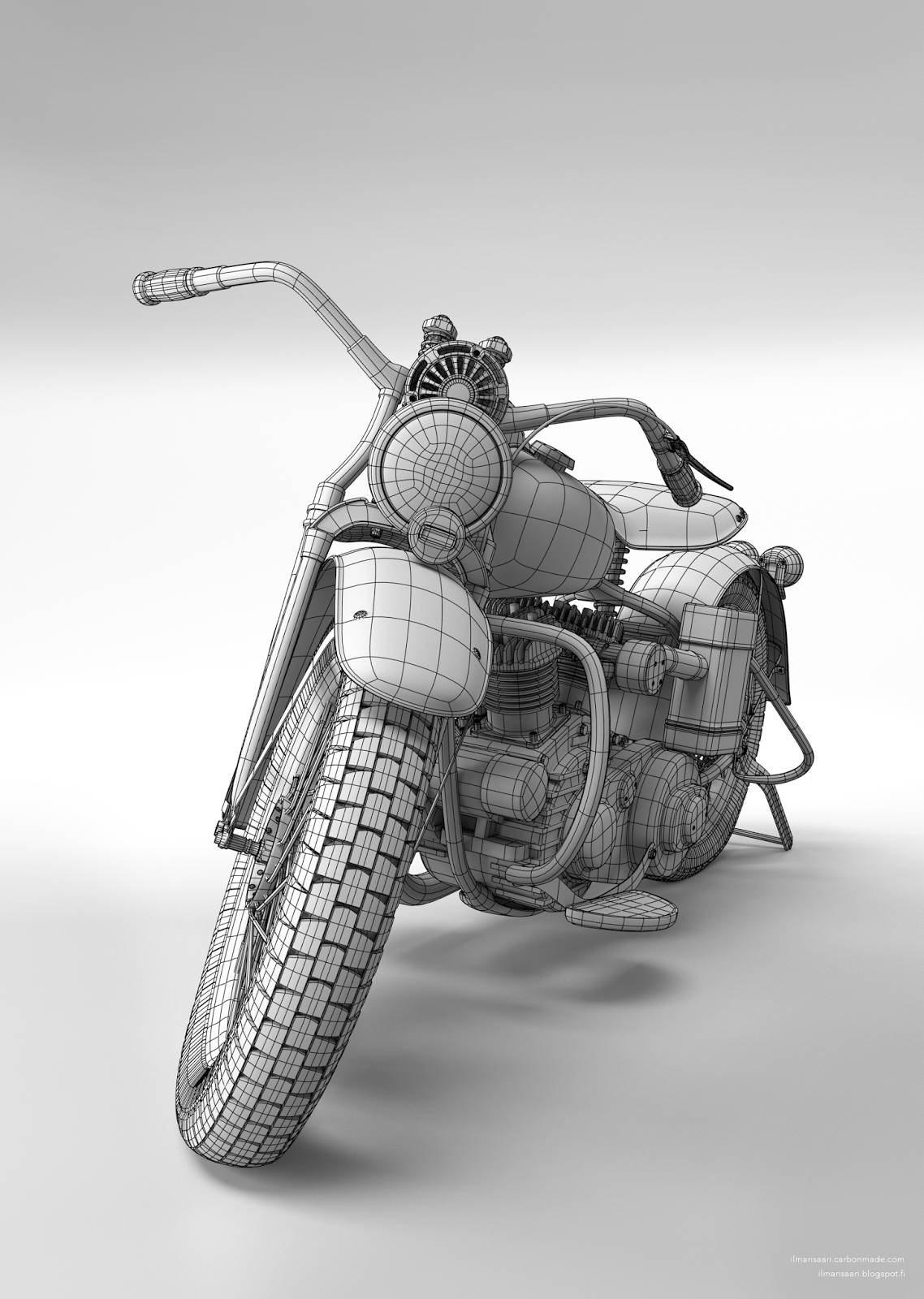 Ilmari Saari - 3D Artist: Motorcycle renders