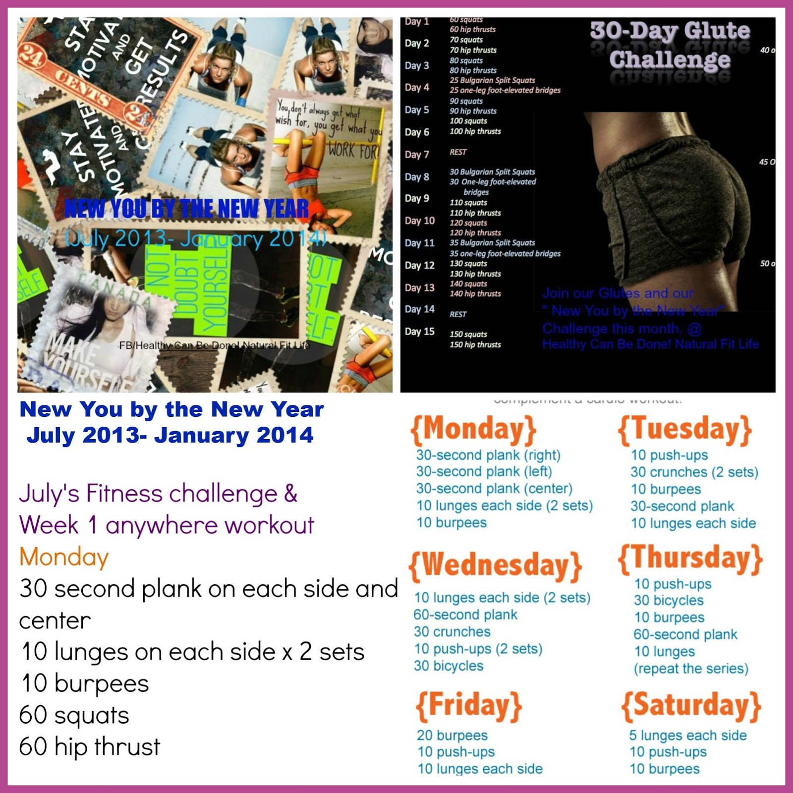 Natural Fit Life-Healthy Can Be Done!: July's Challenge: " New You by ...