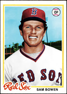 WHEN TOPPS HAD (BASE)BALLS!: NOT REALLY MISSING IN ACTION- 1978 SAM BOWEN