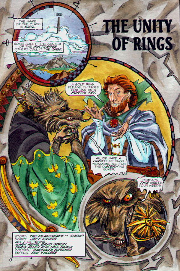 Kuronons': D&D comics history part 19 - The Unity of Rings