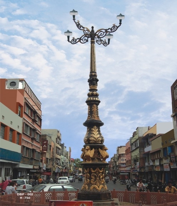 Design of the park light poles ~ FREE DESIGN NEWS