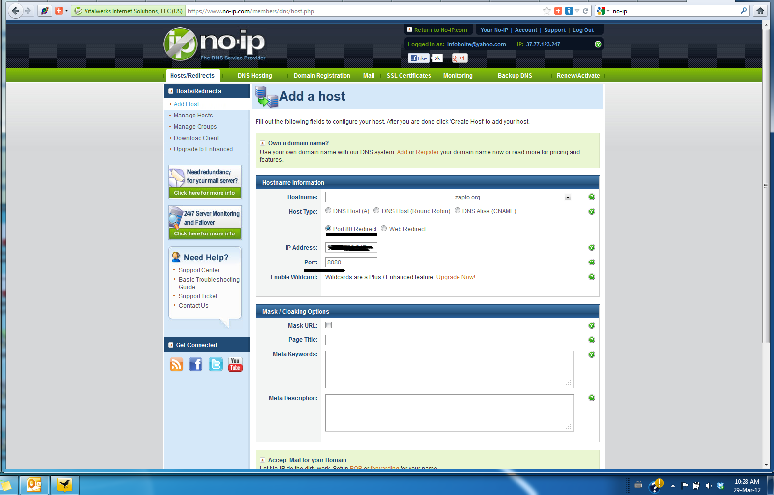 CYPHERSNAP: Linkem: Port Mapping Della Porta 80 Del Router: Huawei ...