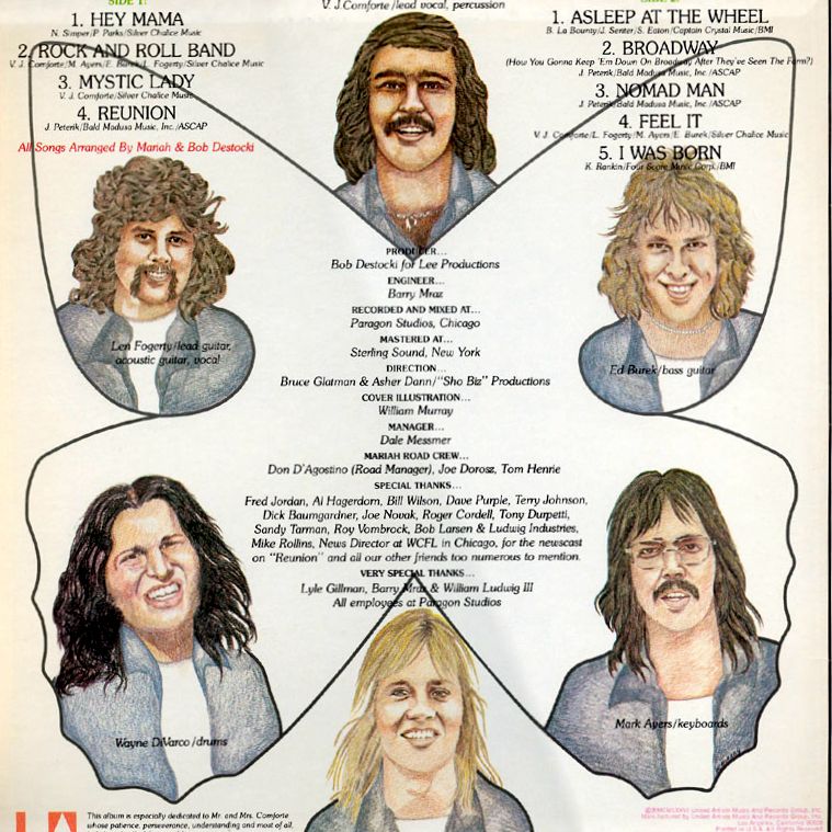 Mariah (Chicago) - Mariah (1975) ~ mail-4-metal.blogspot