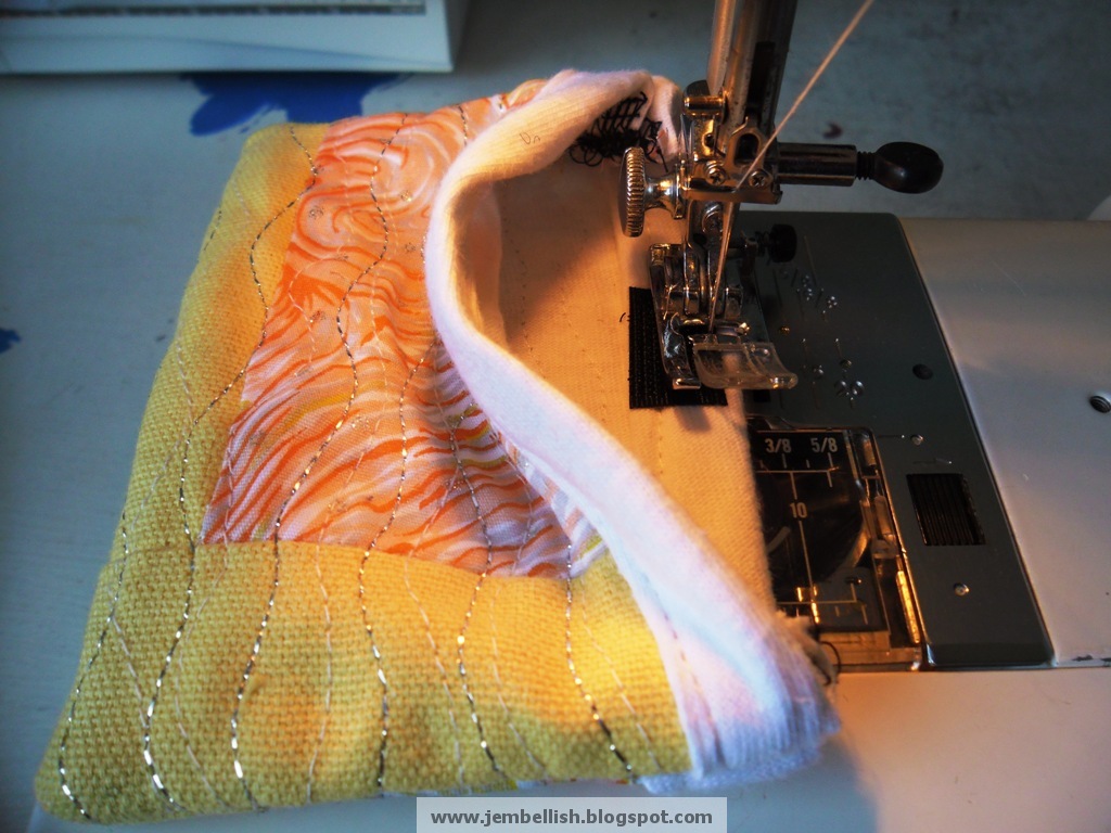 Creating my way to Success: Simple quilted mobile phone case - 5 steps in 15mins tutorial