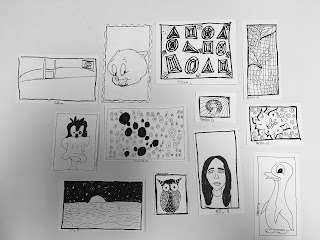 TNPS Student Artists: STAGE 3 Black Pen Drawings