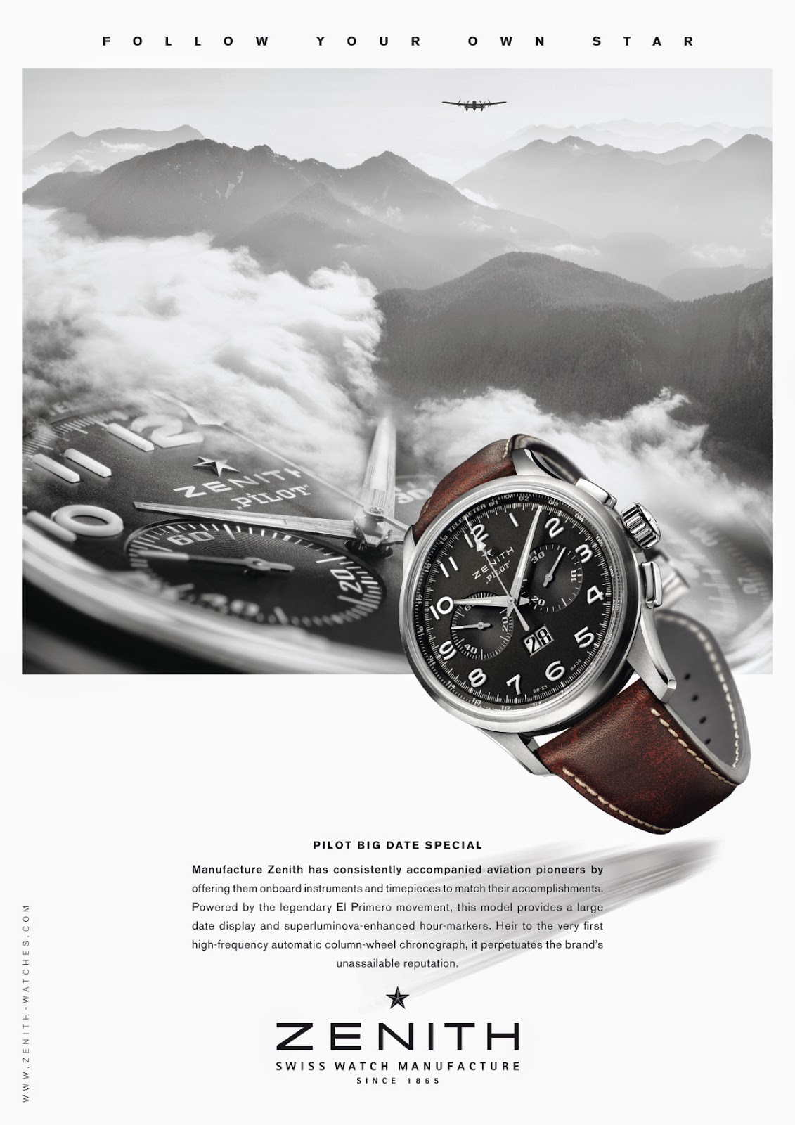 Height of Horology: Zenith Advertising