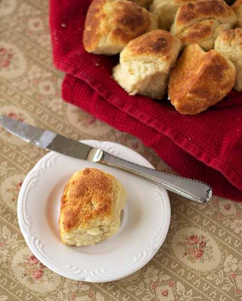 Mile High Buttermilk Biscuits ~ Heat Oven to 350