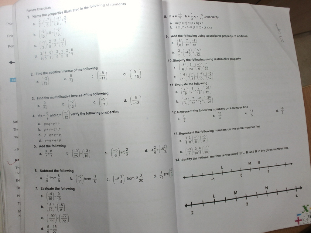 PIS VADODARA STD 8: grade 8 Ch1 Math Textbook
