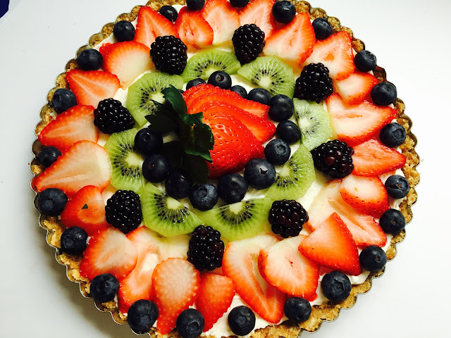 dough-re-me: A Slice of Spring: Fruity Cheesecake Pie