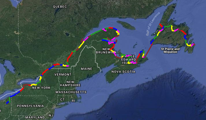 Tom's Biking Blog: Route Map