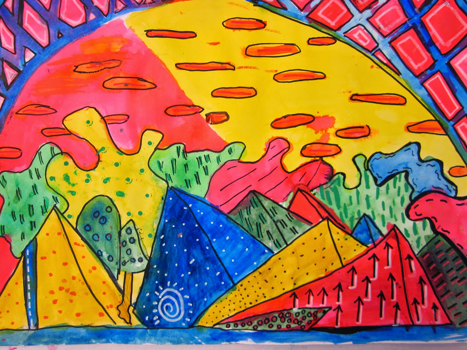 DAVID HOCKNEY INSPIRED LANDSCAPES