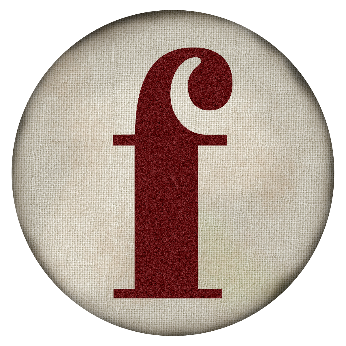GRANNY ENCHANTED'S BLOG: Free Lower Case Red on Round Linen Digi ...