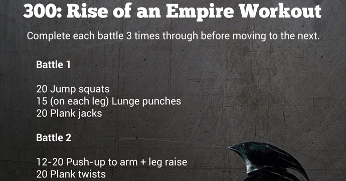 300 Rise Of An Empire Workout: The 300 Workout Plan