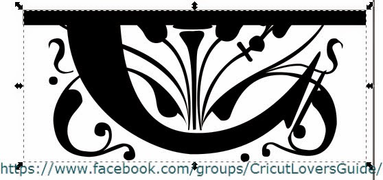 CRICUT: Using Inkscape to create a split letter monogram ~ Handbooks ...