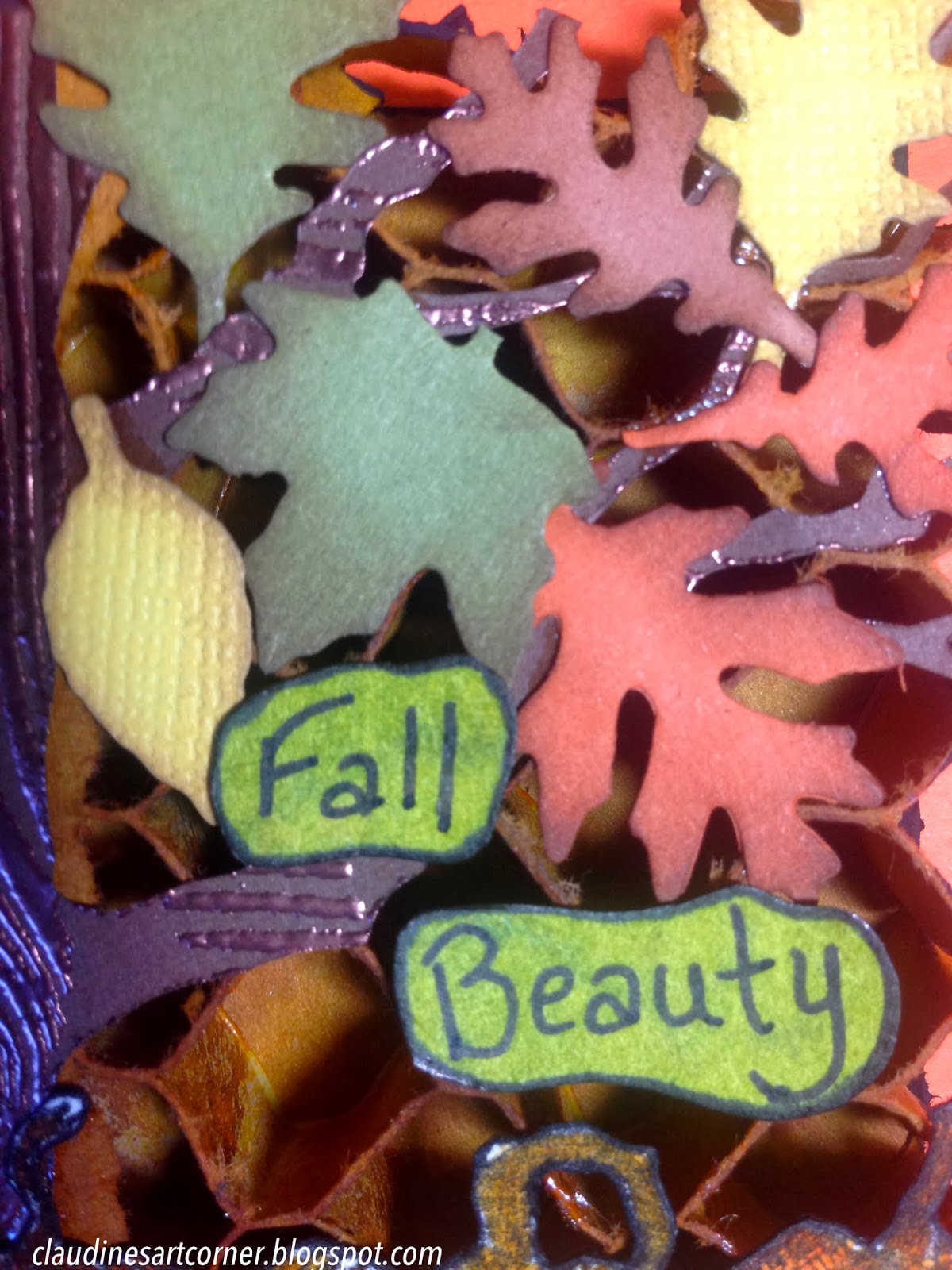 Claudine's Art Corner: Fall Beauty Chunky ATC