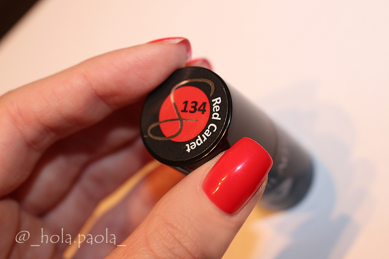 Peanut Butter and Me (zamknięty): Semilac Lakier hybrydowy 134 Red Carpet