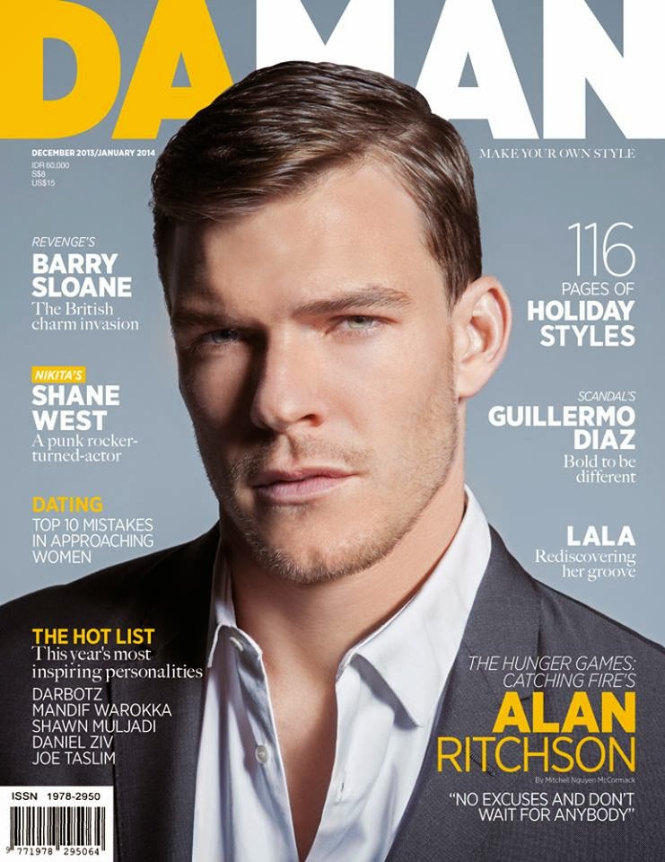 Alan Ritchson para DA MAN Magazine | Real or not real News