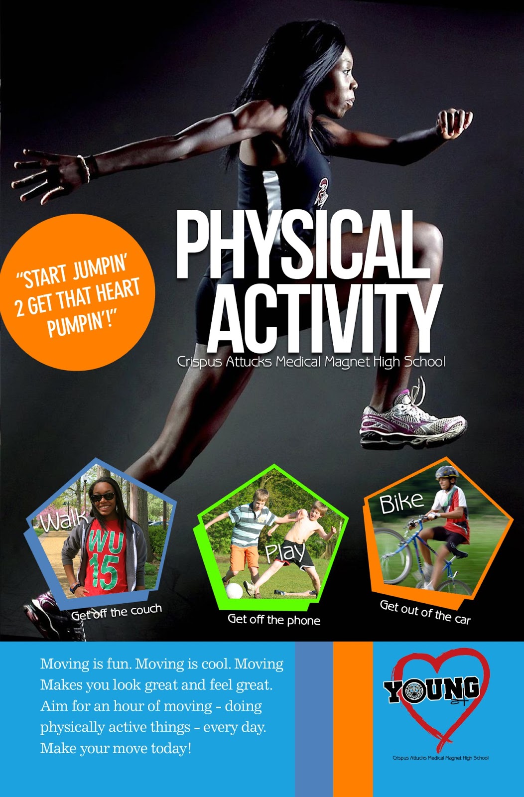 Heart Health Indiana: FLYER CONCEPTS -Young at Heart-Crispus attucks