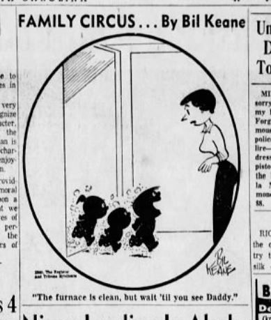 Jeannette's take on life: Family Circus by Bil Keane November 13, 1960