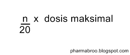Pharmabroo: Rumus perhitungan Dosis Obat