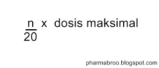 Pharmabroo: Rumus perhitungan Dosis Obat