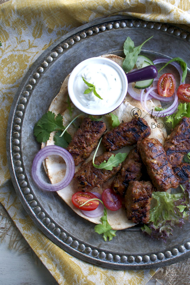 Adora's Box: TURKEY KOFTA KEBABS WITH MINTED YOGHURT