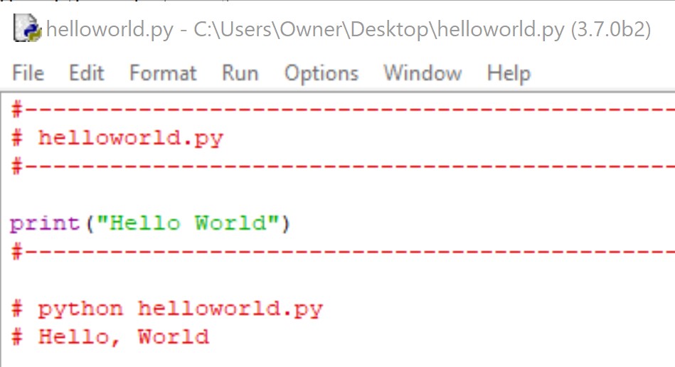 Hodentekhelp How Do You Run A Python File With Extension Py From Python 370b2