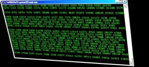 3d clock using notepad and cmd - ladeget