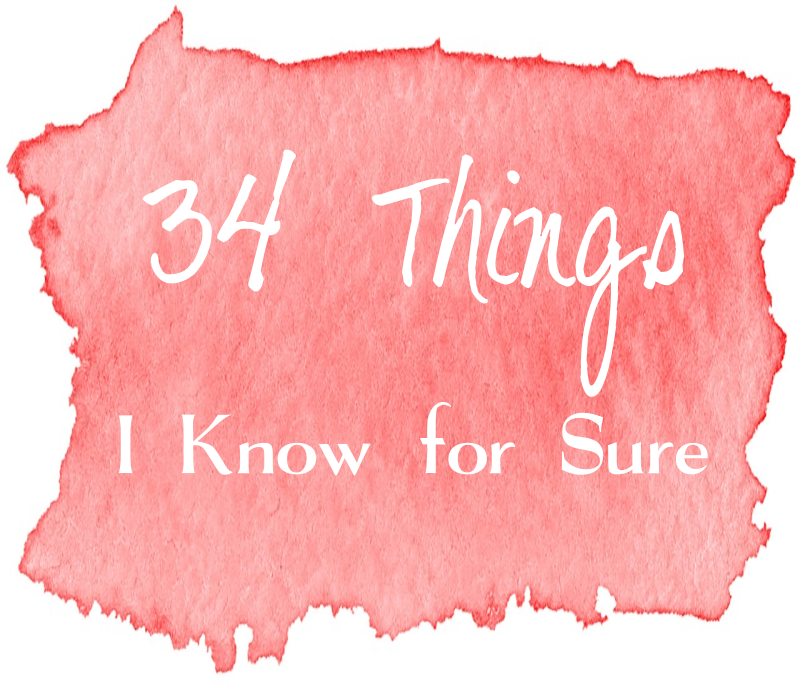 Unremarkable Files: 34 Things I Know for Sure