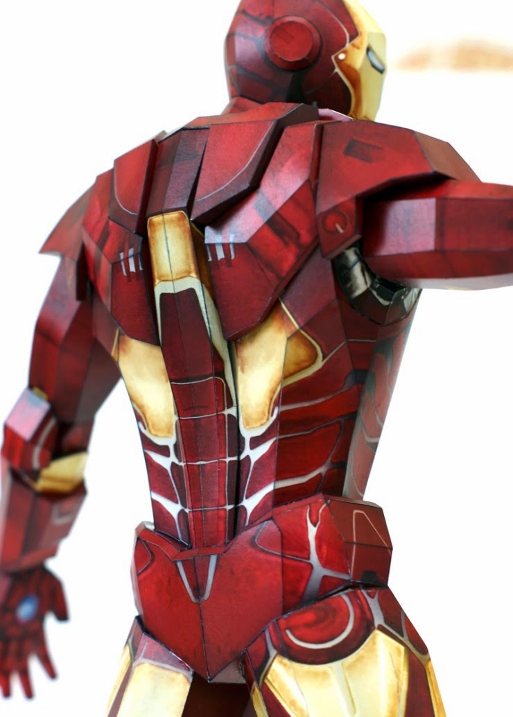 GG FIGURE NEWS: Iron Man Papercraft: Iron Man - By Kyuri