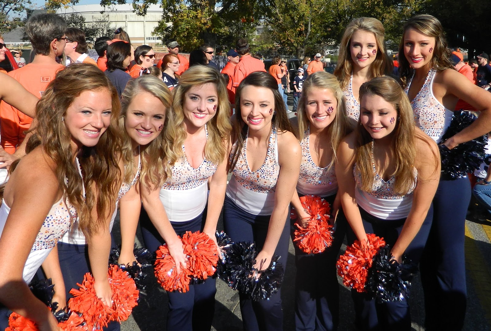 Tiger Paws Dance Team: Auburn v New Mexico State